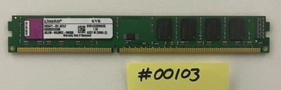 Kingston 2GB PC3-10600 DDR3-1333 Desktop Memory RAM 1.5V KVR1333D3N9/2G ...