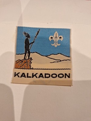 Scout Badge Australian QLD KALKADOON district Ribbon Very Early Issue ...