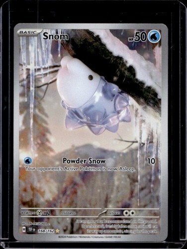 2024 Pokemon SV Temporal Forces TEF EN Snom #168/162 | eBay
