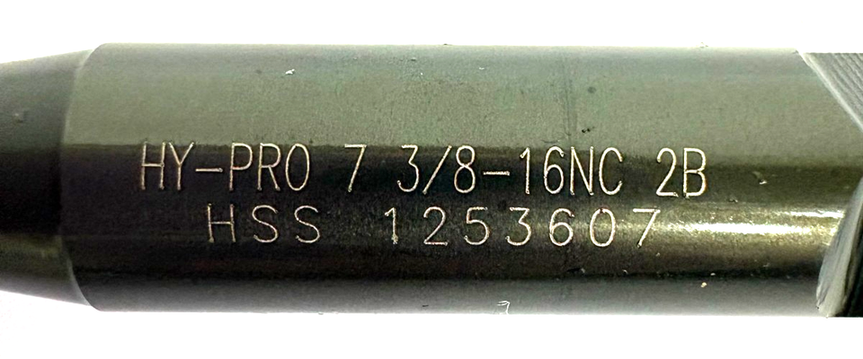 3/8-16 SPIRAL POINT 3 FLUTE CLASS 2B HYPRO 7 TAP BLACK OSG 2886001 | eBay