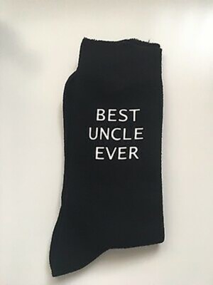 Novelty printed Uncle Socks, Birthday/Christmas (Best uncle Ever) | eBay