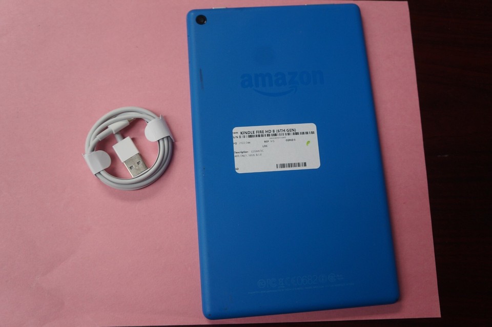Amazon Fire HD 8 (6th Generation) 16GB, Wi-Fi, - BLUE FREE BUNDLE ...