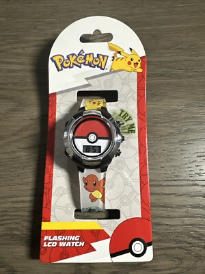 Pokemon Pikachu Watch Pokeball Digital Wristwatch Flashing Lights | eBay