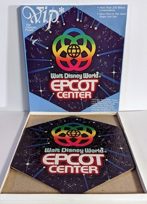 Vintage Walt Disney World WDW Parks Epcot Center VIP Ultimate Puzzle ...