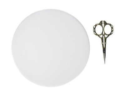 Garvin CBC-800 Recessed Blank-Up Cover Plate, 8-Inch Diameter, Steel ...