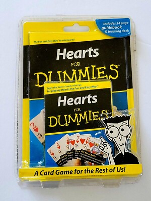 Hearts for Dummies Card Game Teaching Deck Instruction Guidebook ...