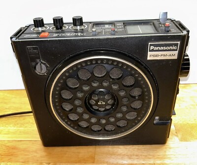 Vtg Panasonic RF-888 PSB FM AM 3 Band Portable Radio Untested but Radio ...