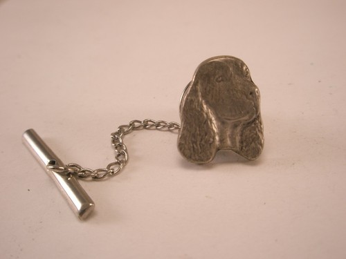 Sterling Silver Dogs Head Vintage Tie Tack Lapel Pin animal terrier ...