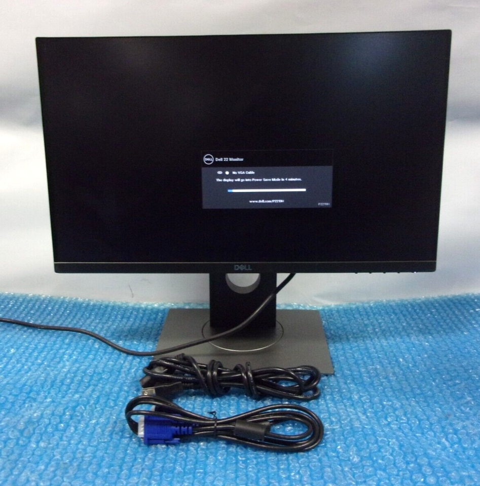 Dell P2219H 21.5in Full HD 1920 X 1080 LED LCD IPS Monitor W/HDMI, VGA ...