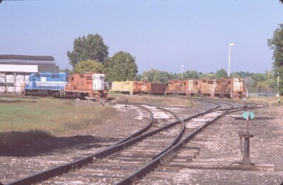 ELS 1221 SD-9 WELLS MI (ESCANABA & LAKE SUPERIOR) ORIGINAL SLIDE 09-14 ...