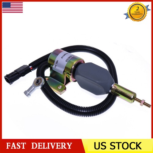 Fuel Shutdown Solenoid For Cummins Woodward 3935430 SA-4892-24 3935432 ...