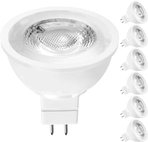 MR16 LED Bulb 50W Equivalent, 12V, 4000K Cool White Dimmable, 500 ...