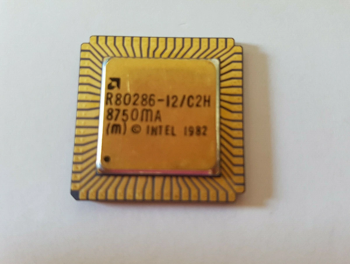 AMD R80286-8/C2H LCC-68 Ceramic Package Gold 286 Vintage , 54% OFF
