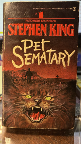 Pet Sematary by Stephen King First Signet Printing 1984 Paperback | eBay