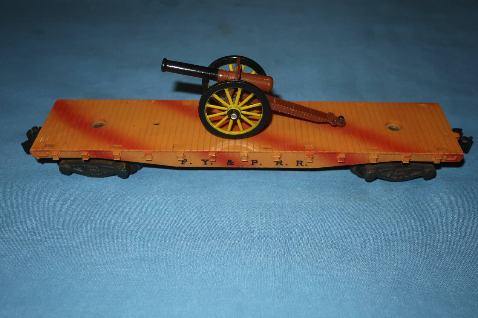 American Flyer #24565 F.Y.&P.R.R. Flat Car with Repro Cannon from K ...