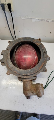 Vintage Union Switch And Signal Red Railroad Signal Light Crossing ...