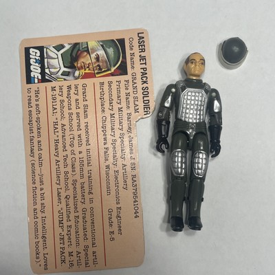Vintage 1983 GI Joe Silver Pads Grand Slam Complete w/ file card Hasbro ...