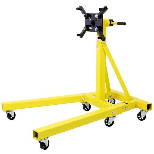 Heavy Duty Folding Engine Stand 2000 LBS Capacity Adjustable Mount ...