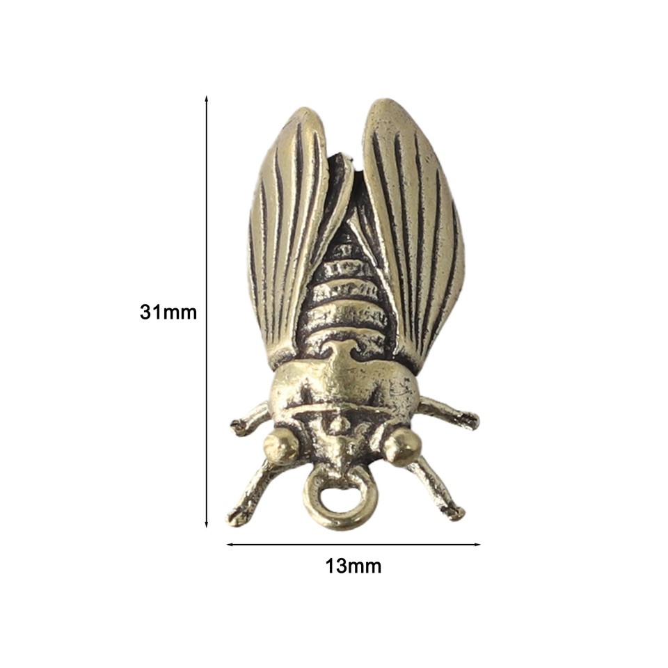 Practical Cicada statue Handmade Lifelike Ornaments 1pc Creative Animal ...