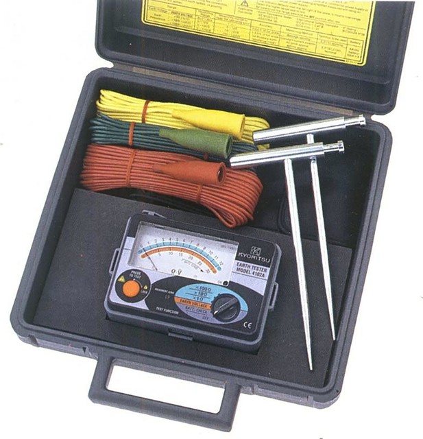 Kyoritsu 4102A Earth Tester Multimeter Resistance Meter for sale online ...