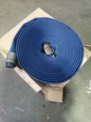 Attack Line Fire Hose: 2 in Hose Inside Dia., EPDM, 50 ft Hose Lg, Blue ...