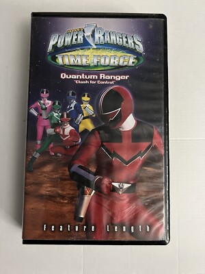 Power Rangers Time Force: Quantum Ranger -Clash for Control (VHS, 2001 ...