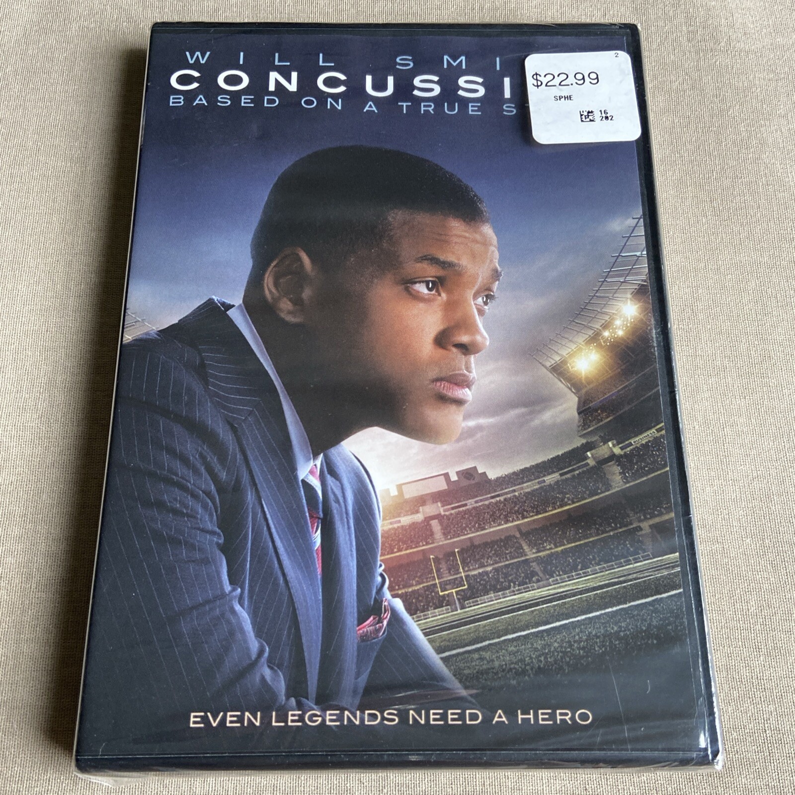 Concussion (DVD, Digital 2015 NEW) Will Smith True Story Drama American ...