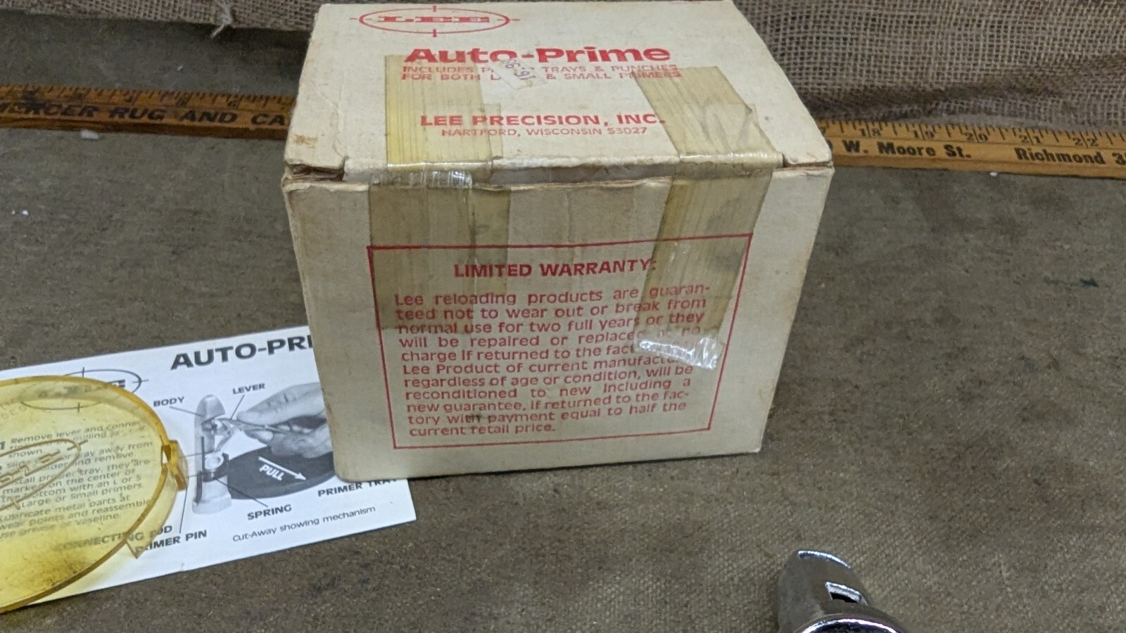 Lee Auto Prime system, large and small primer, original box Vintage | eBay