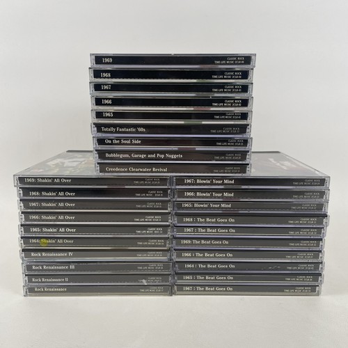 Lot Of (29) CD Time-Life Music Classic 60s ROCK Collection Rock ...