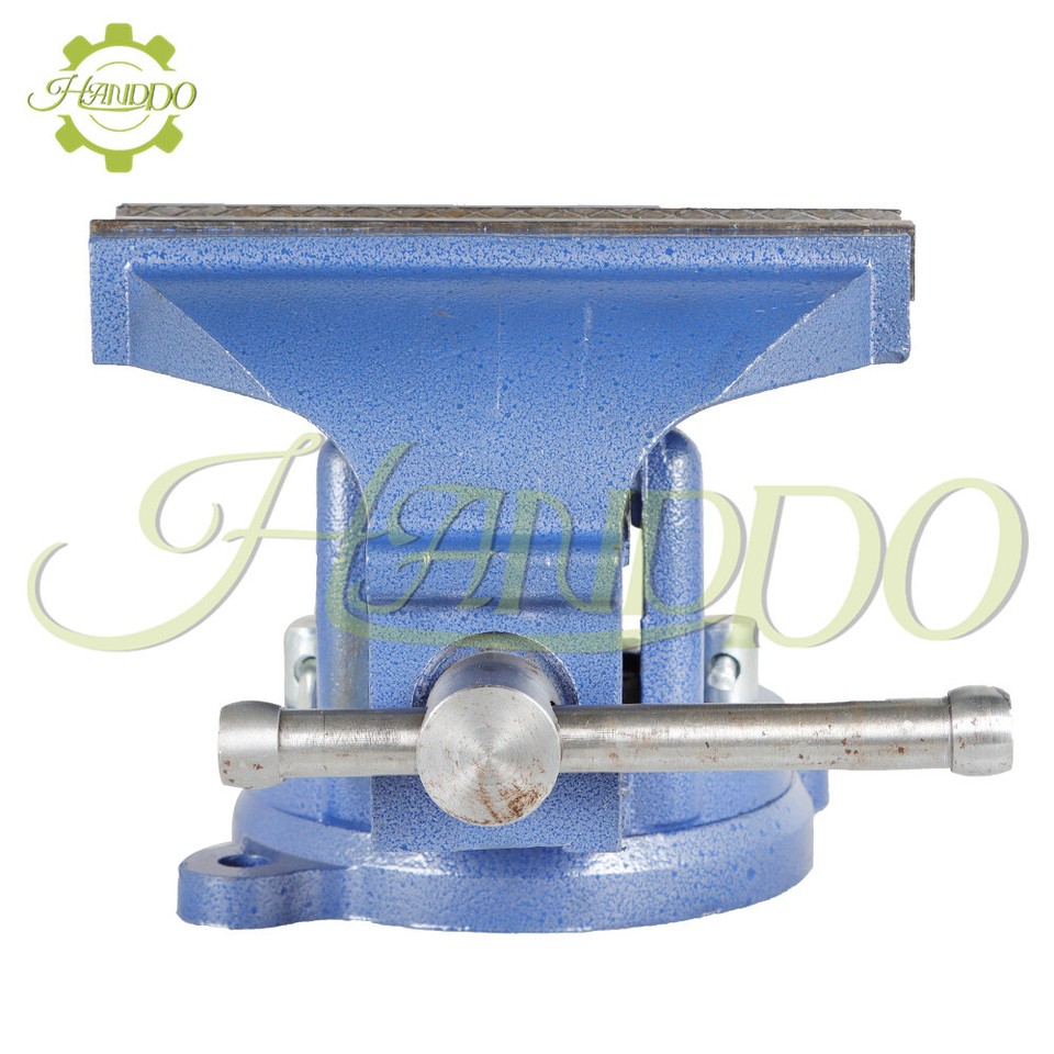 8" Mechanic Bench Vise Table Top Clamp Press Locking Swivel Base Heavy ...