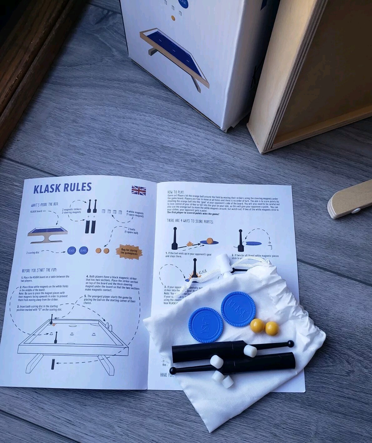 Buffalo Games 182 Klask The Magnetic Game of Skill for sale online | eBay