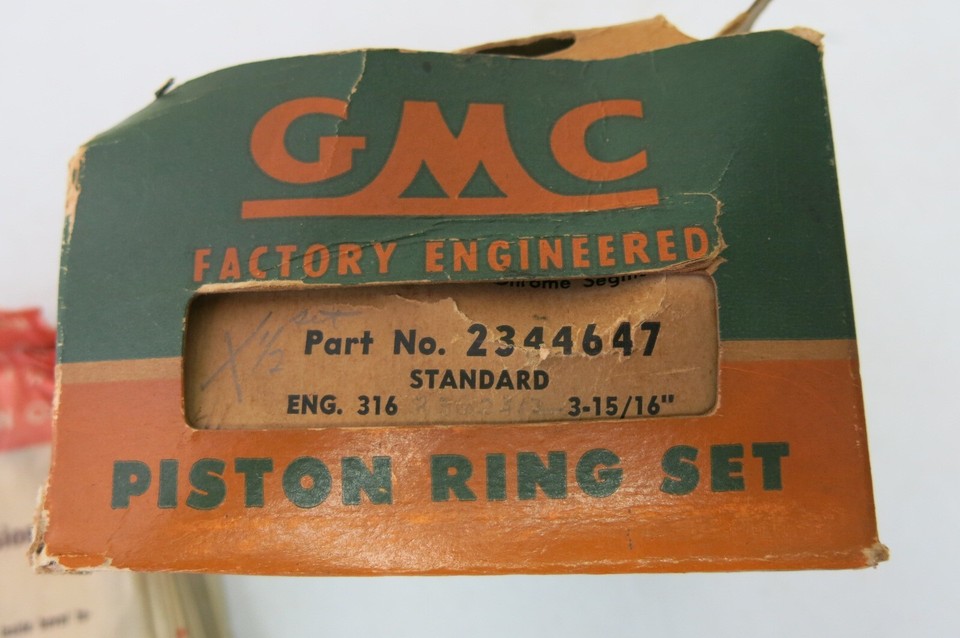 Vintage GMC Piston Ring Set STD (2344647) | eBay