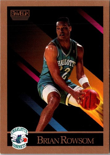 1990 SkyBox Brian Rowsom #34 Charlotte Hornets Basketball Card | eBay