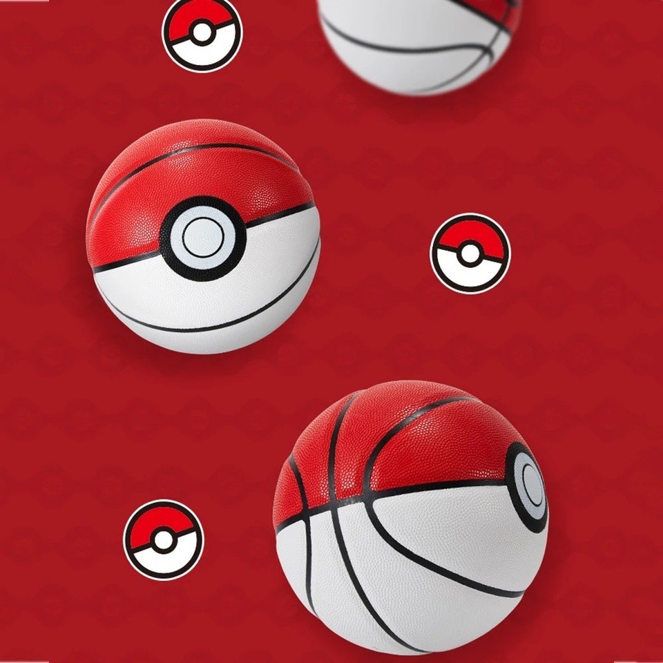 Basketball Ball White Red Pokemon Pikachu High Quality Professional ...