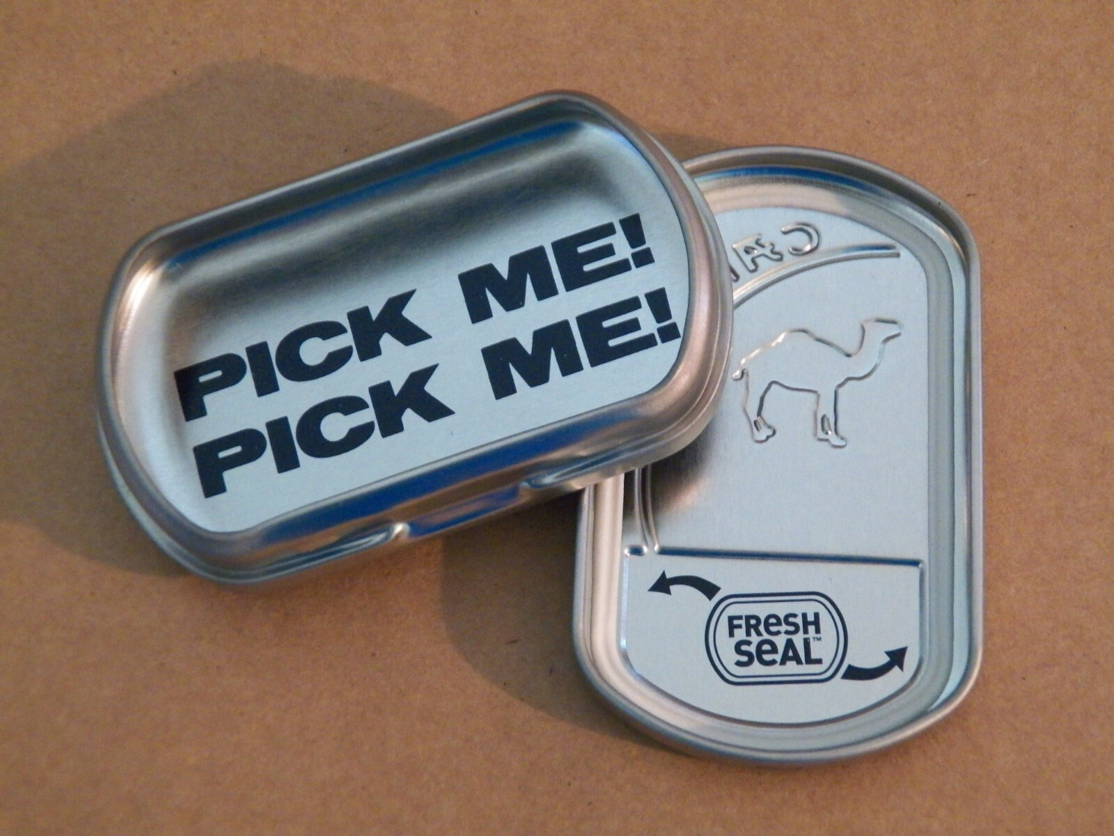 1 Empty Camel Snus Tin Can Crafts Storage Survival Backpacking | eBay