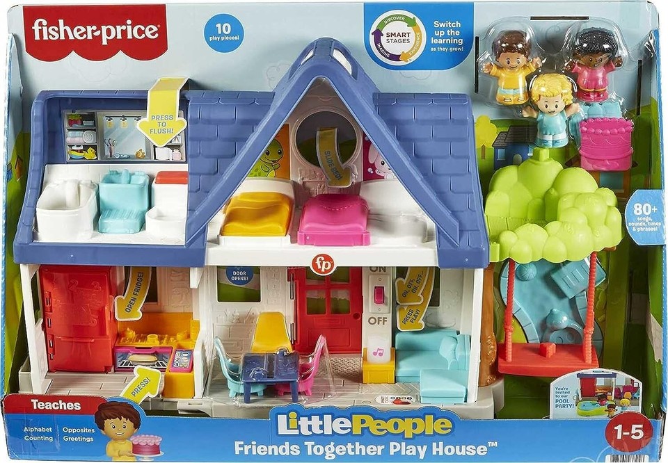 Fisher-Price - GWD31 - Little People Friends Together Electronic Play ...
