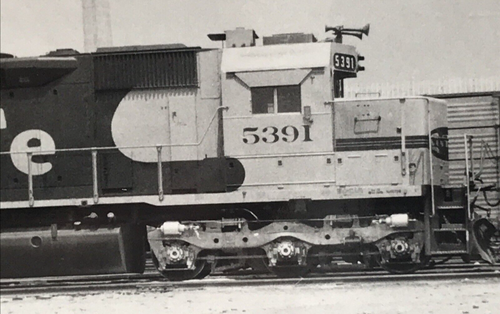 Atchison Topeka & Santa Fe Railway Railroad ATSF #5391 SD45u ...