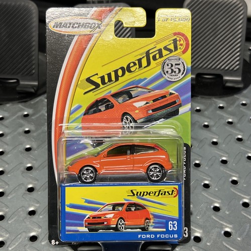 2004 Matchbox Superfast 35 Years #63 FORD FOCUS 1:64 Ltd Ed. of 15,000 ...