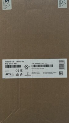 Q6135-LE 60HZ : AXIS High-speed PTZ with long-range OptimizedIR | eBay