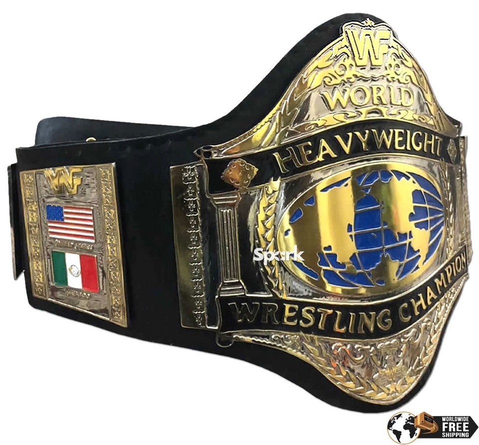 Hulk Hogan 86 World Heavyweight Wrestling Championship Title Replica ...