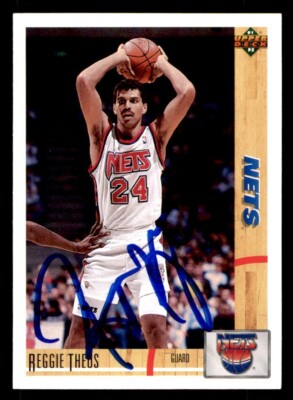 1991 Upper Deck Basketball #264 Reggie Theus Signed Autograph (no COA ...