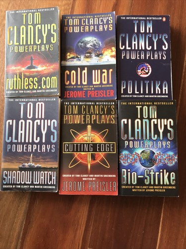 6 Tom CLANCY POWERPLAYS ruthless,Biostrike,ShadowWatch,Cutting Edge ...