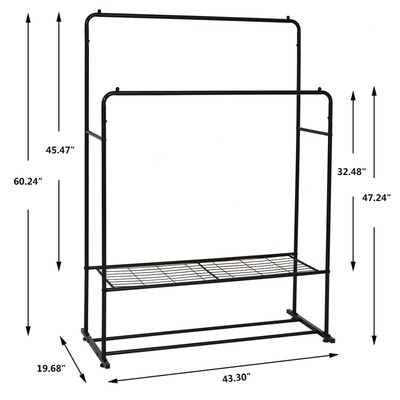 Racks & Fixtures - Double Bar Rack