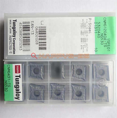 10PCS Tungaloy CNMG120404-TS NS530 CNMG431-TS Carbide Insert New | eBay