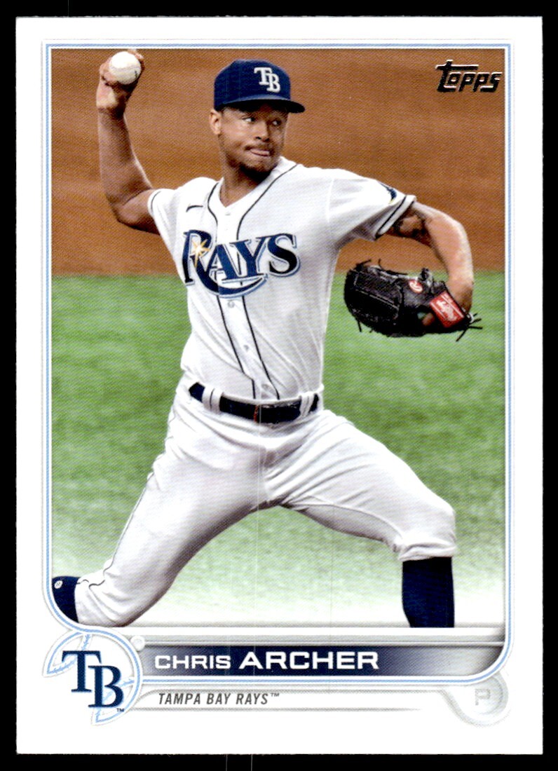 2022 Topps Baseball Card Chris Archer Tampa Bay Rays #254 | eBay