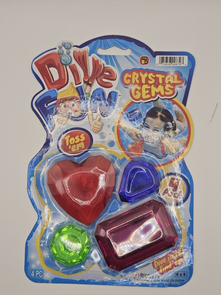 Crystals Gems Swimming Pool Dive Toys Diving Fun Diving Water Toy 4 ...