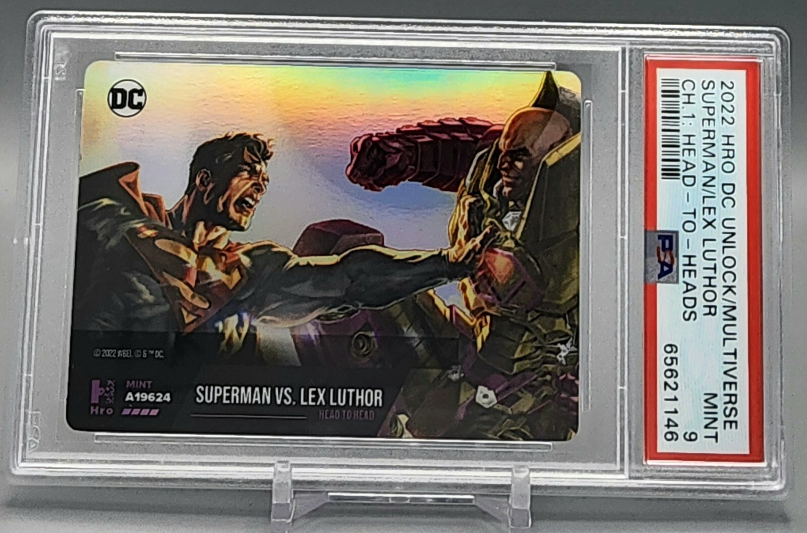 2022 HRO Superman Vs Lex Luthor Physical Card ONLY PSA 9 Mint | eBay