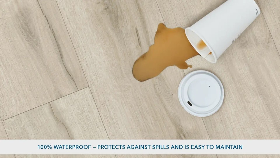 Mohawk Cardiff Beach Oak Waterproof Luxury Vinyl Plank Flooring | eBay