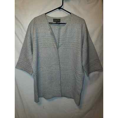 Michael Stars small oversized acetate blend cardigan sweater. Gray. | eBay