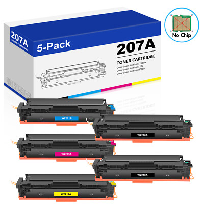 Toner für HP 207A 207X Color LaserJet Pro MFP M283 fdw M283 fdn M255 dw ...